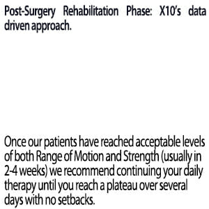 Post Surgery Rehab | X10 Therapy