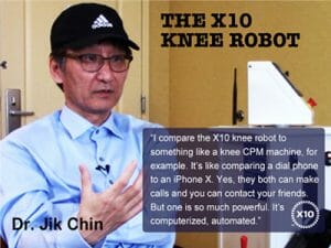ORIF Knee Recovery on X10 (with Professor Jik Chin) | X10 Therapy